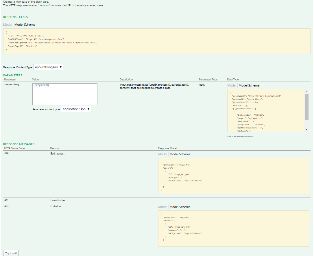 by calling Service to create case in pega | Support Center